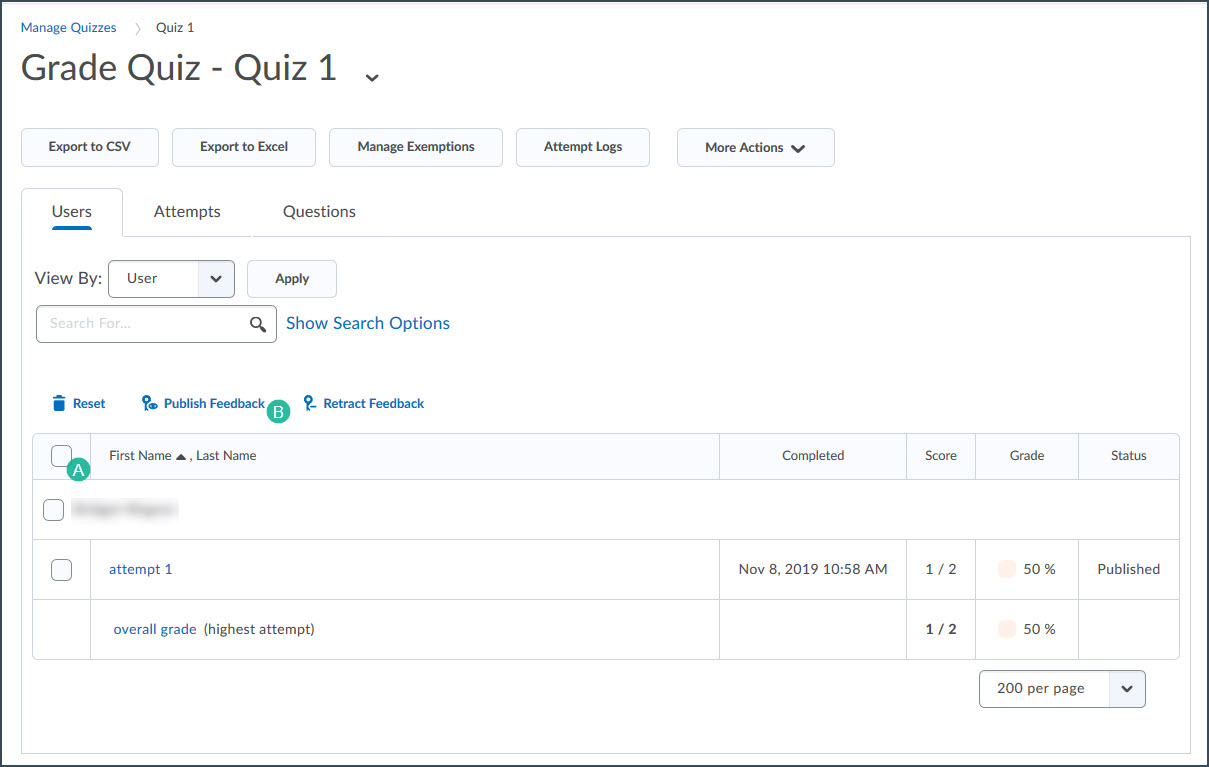 Grading Quizzes in D2L | Quizzes | Tools | Desire2Learn | Technology | Teaching Guides ...